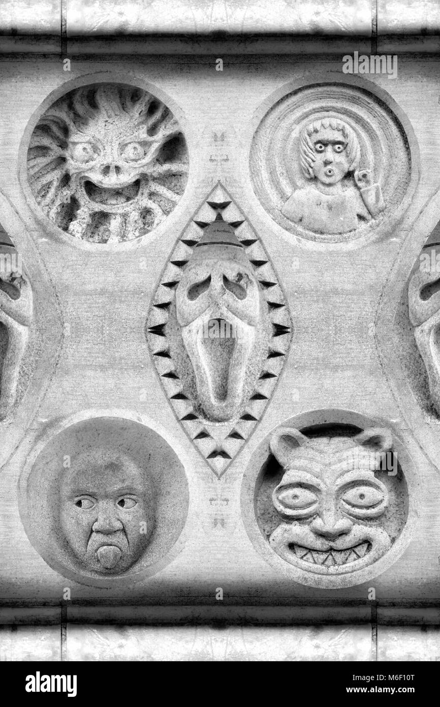 Yorkshire stone carving Black and White Stock Photos & Images - Alamy