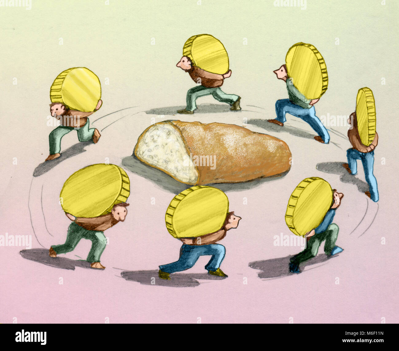 Bread characters hi-res stock photography and images - Alamy