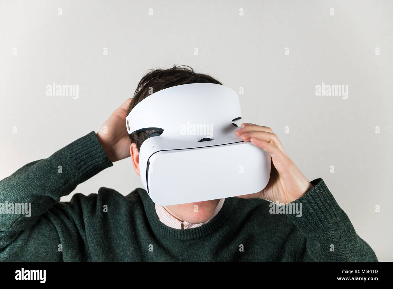 Innovative virtual reality technology hi-res stock photography and ...