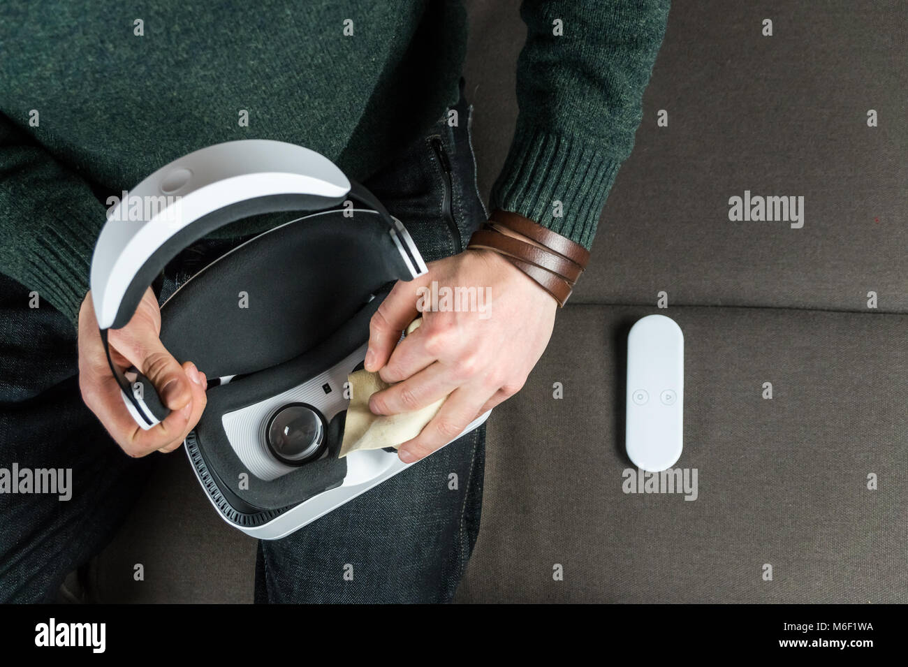 Innovative virtual reality technology hi-res stock photography and ...