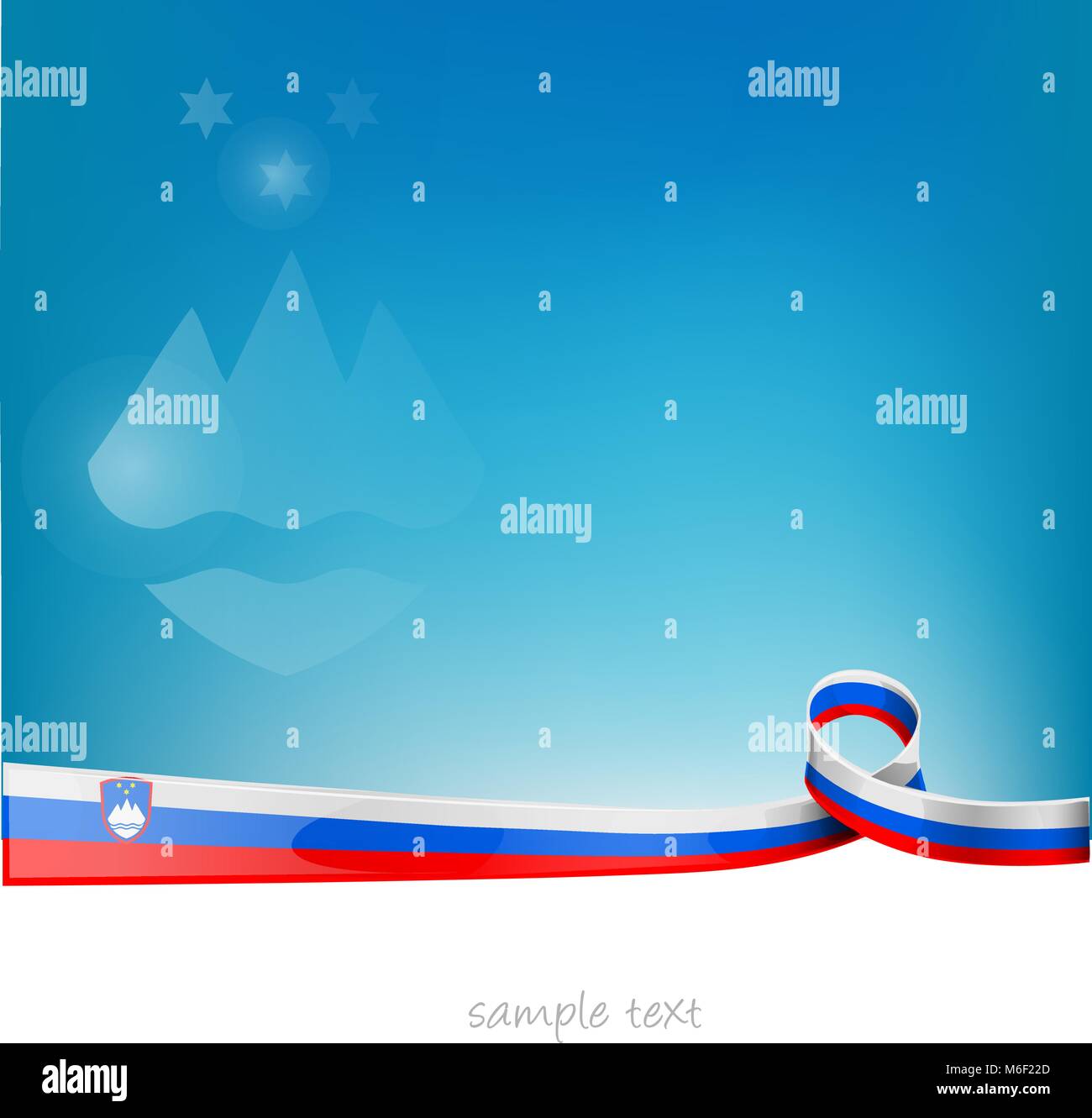 Shield flag slovenia Stock Vector Images - Alamy