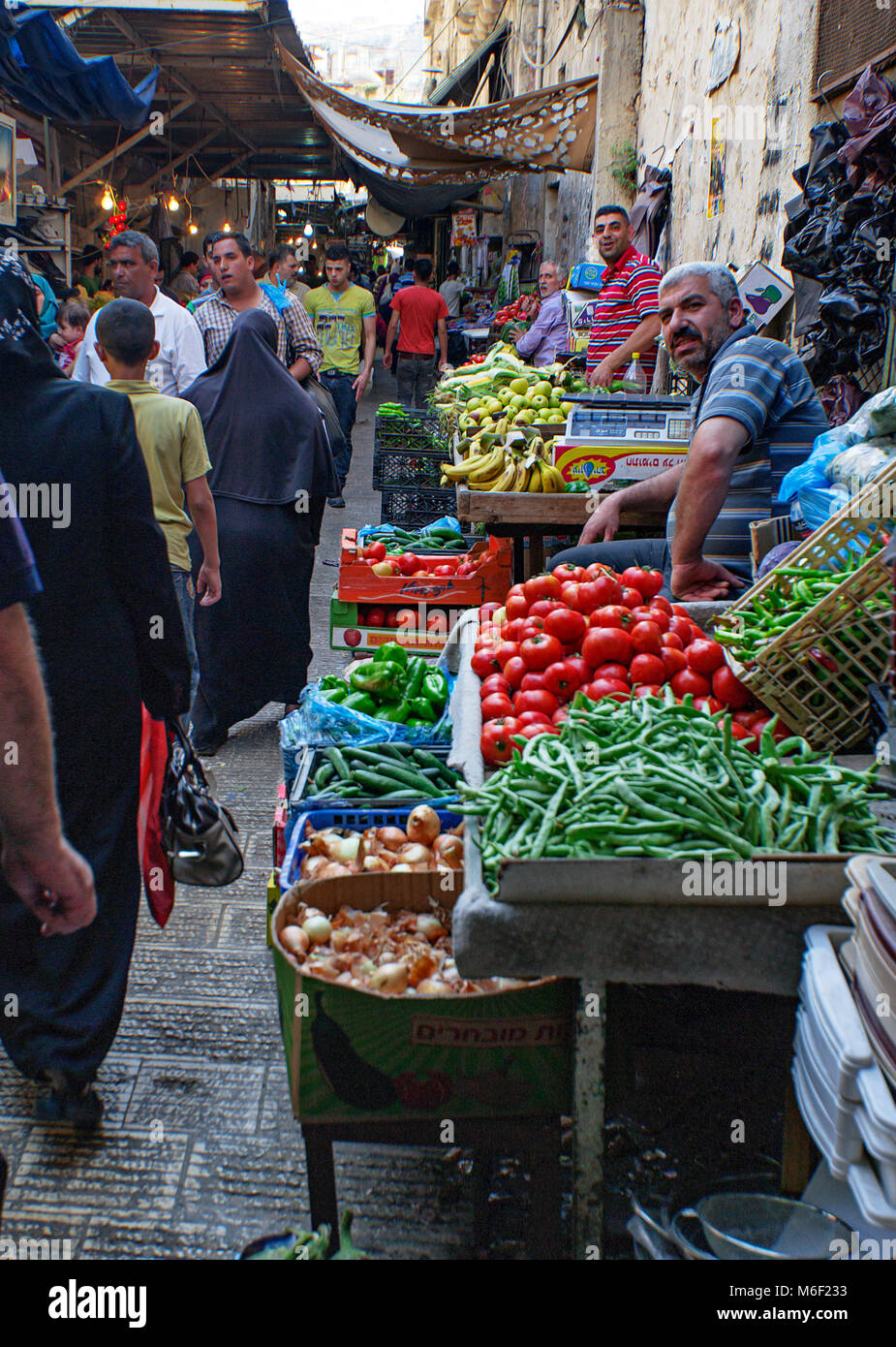 Market in Nablus old city, Palestine Stock Photo - Alamy