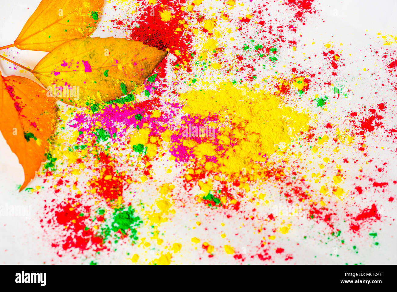 Holi powder used to celebrate festivals of colour in Hinduism and ...