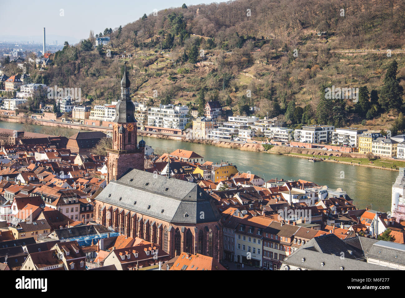 Heidelberg heiliggeistkirche european germany hi-res stock photography ...