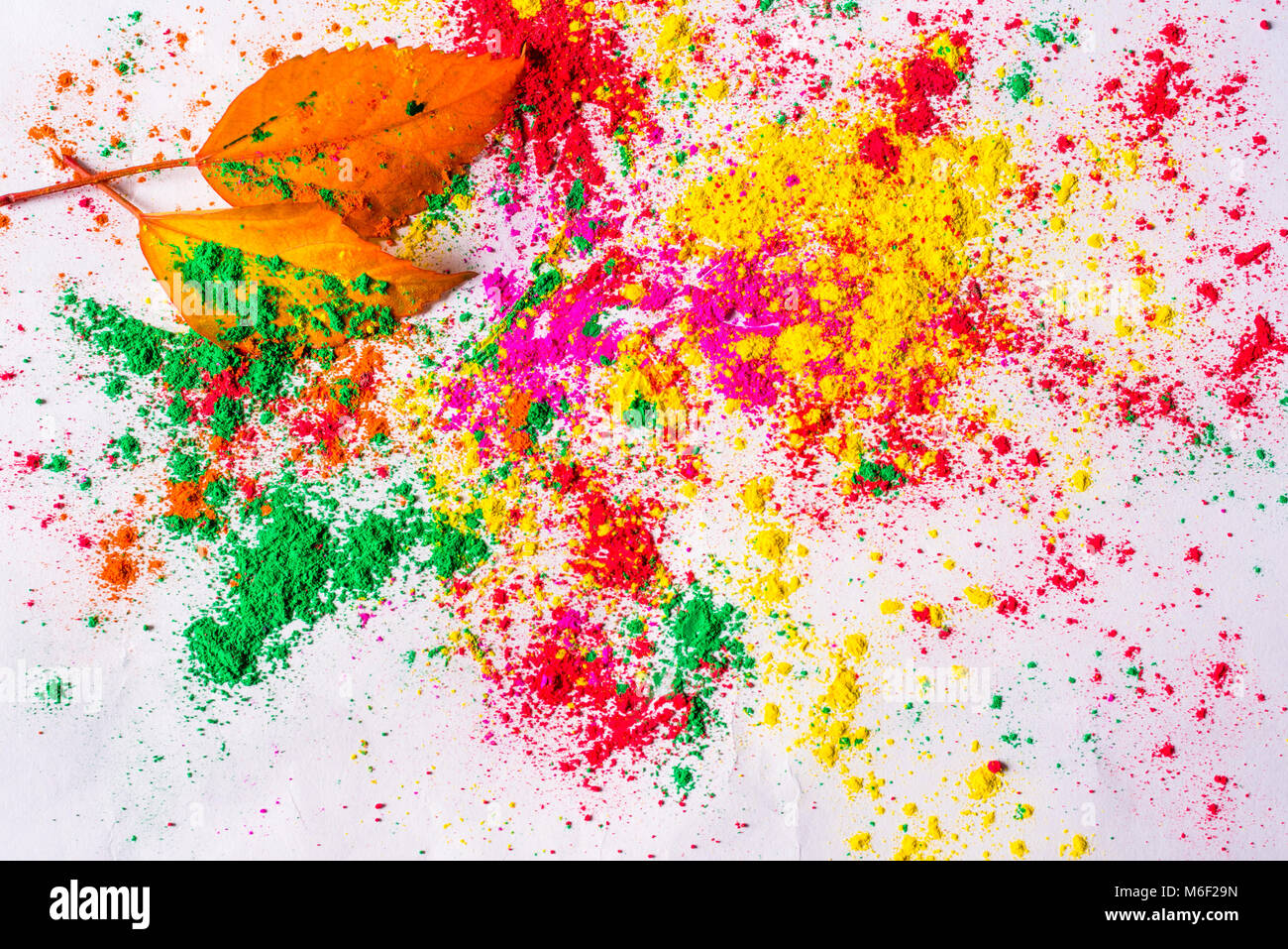 Holi powder used to celebrate festivals of colour in Hinduism and ...