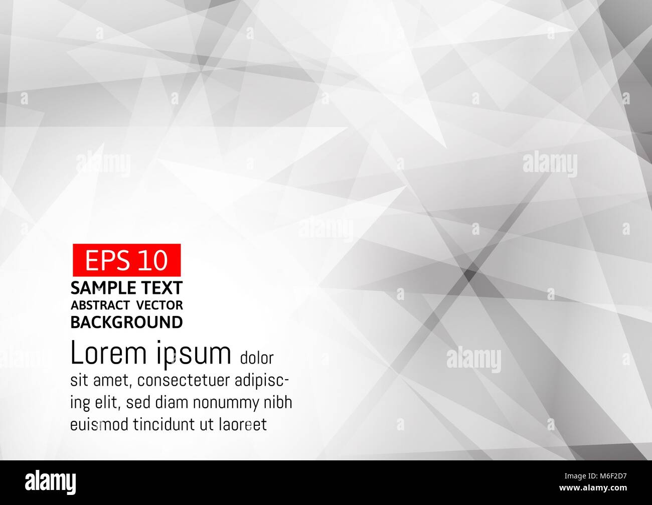 Gray and white color polygon abstract background, Vector illustration ...
