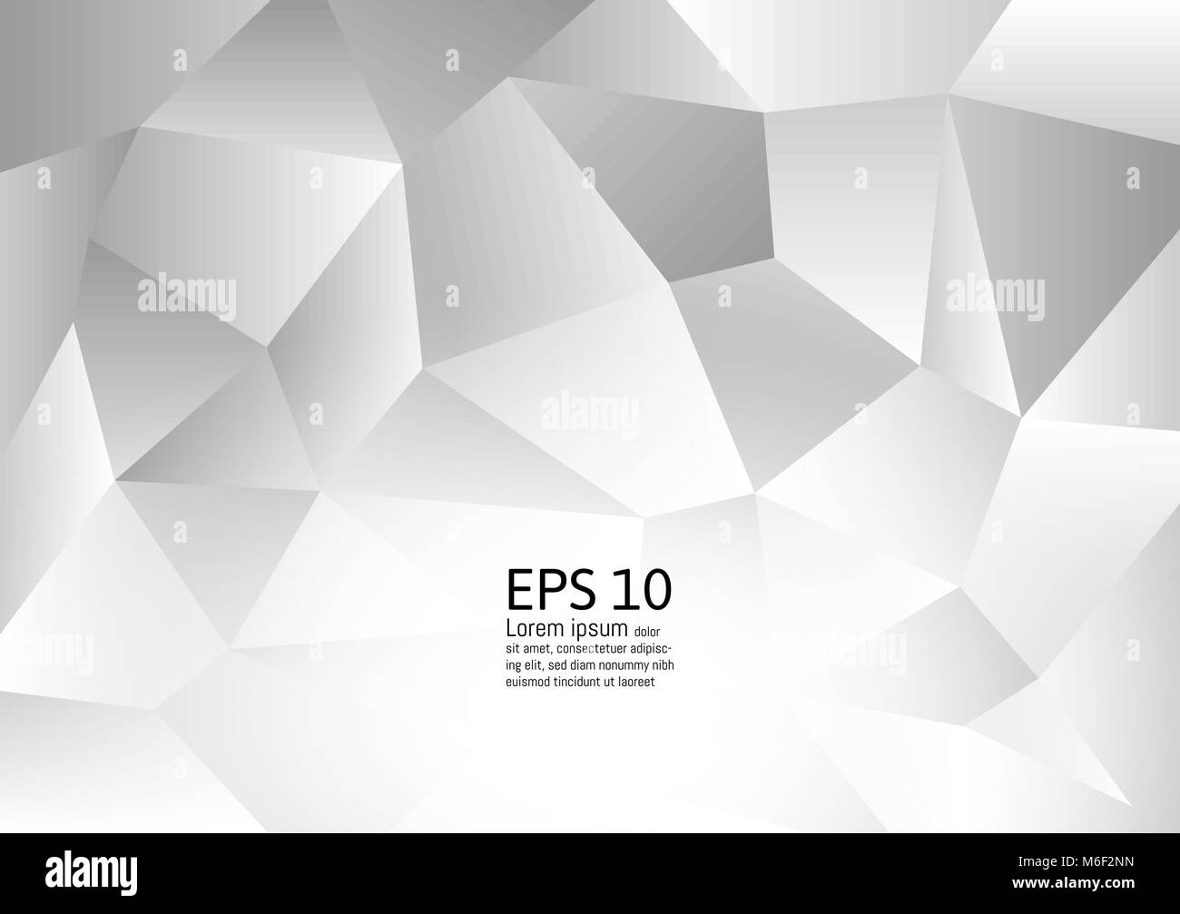 White and gray color polygon abstract background modern design, Vector ...