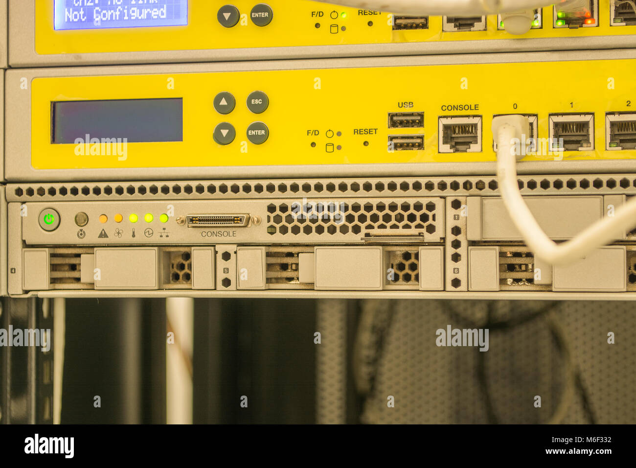data center, rack with module connection Stock Photo - Alamy