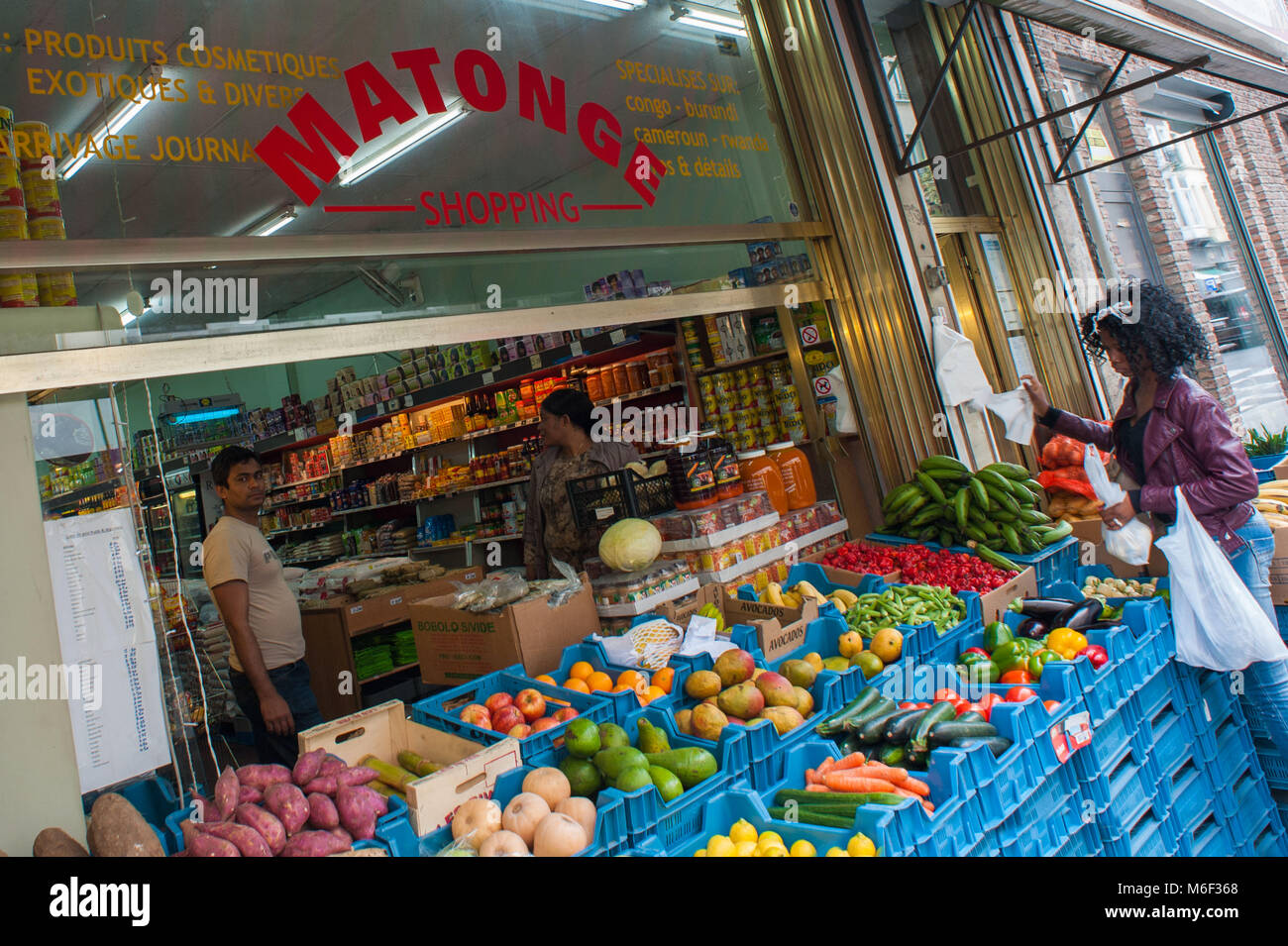 Matonge brussels hi-res stock photography and images - Alamy