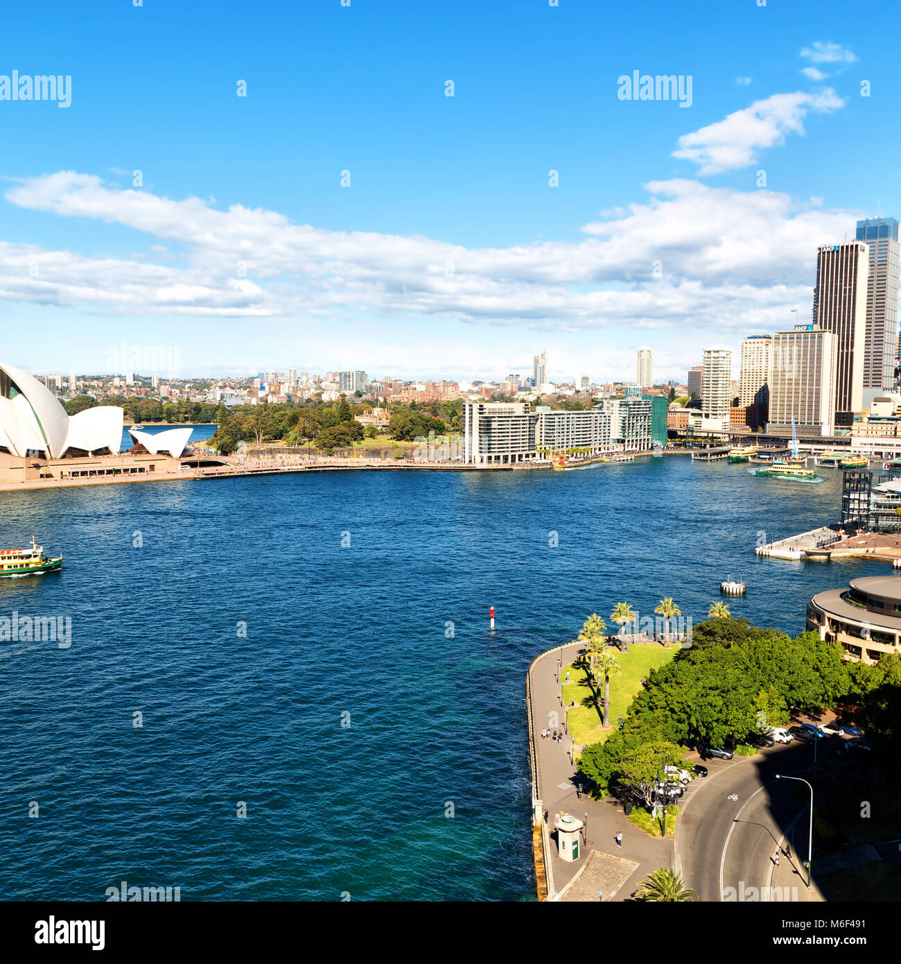 in australia sydney opera house the bay and the skyline of the city ...