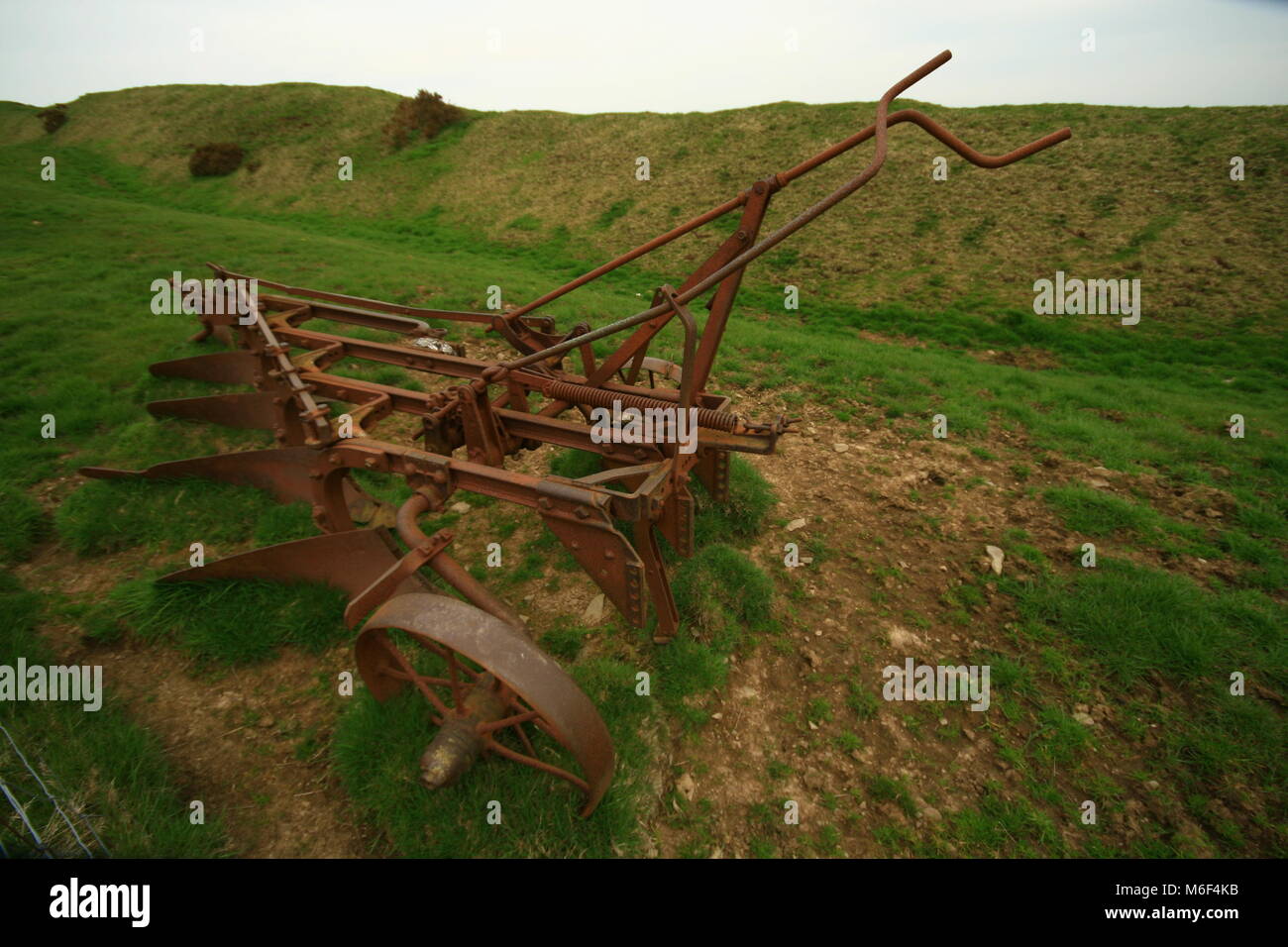 Rusty old plough hi-res stock photography and images - Alamy