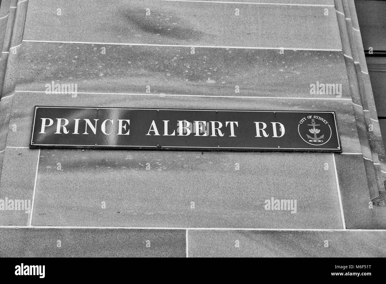 Prince albert sign Black and White Stock Photos & Images - Alamy