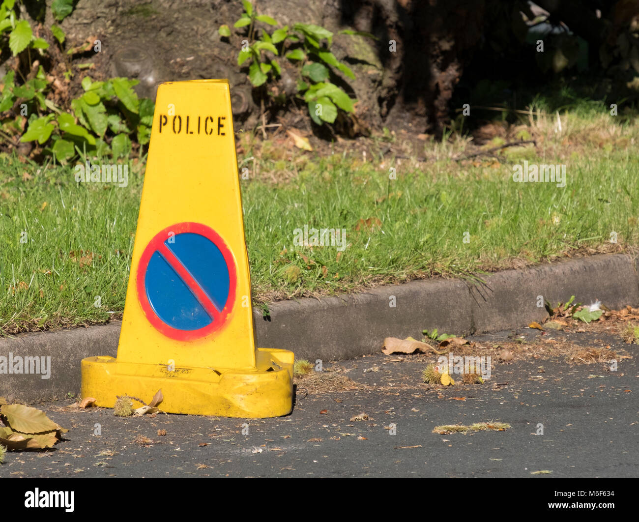 Police cone hi-res stock photography and images - Alamy