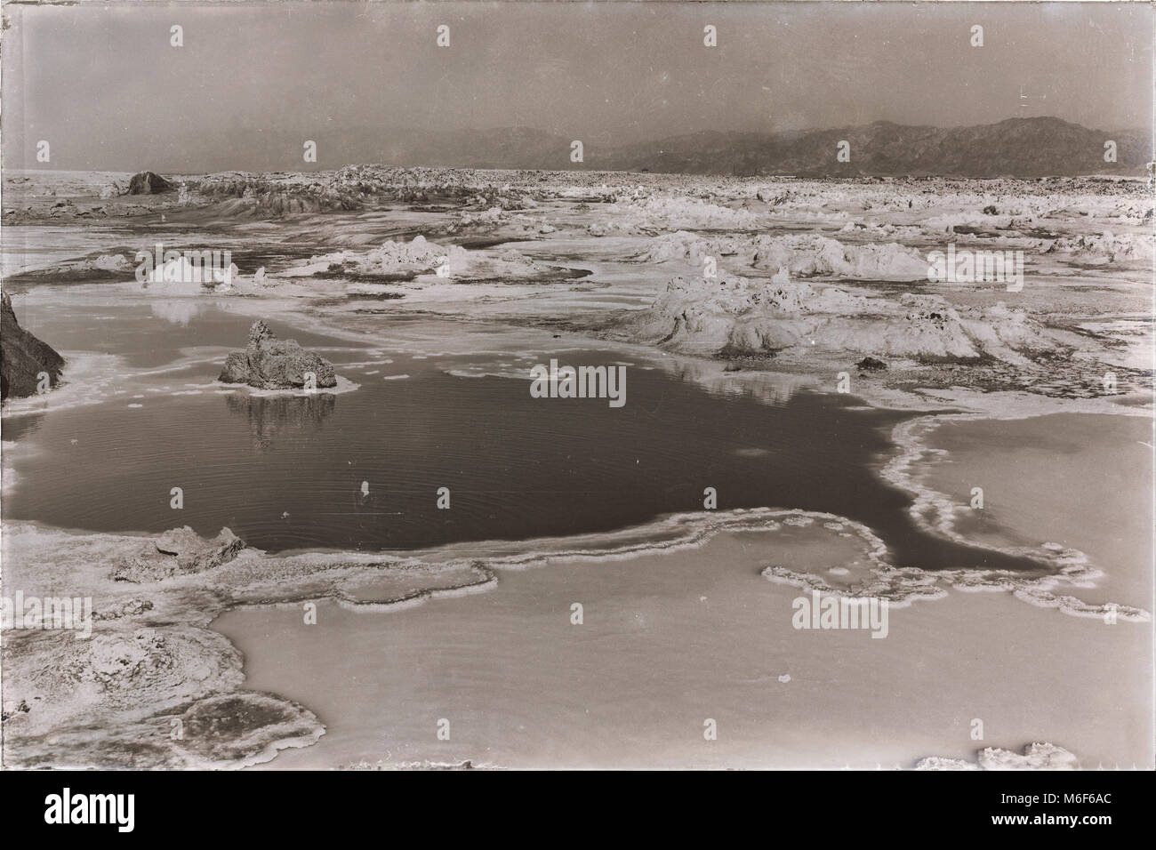 in danakil ethiopia africa the volcanic depression of dallol Stock ...