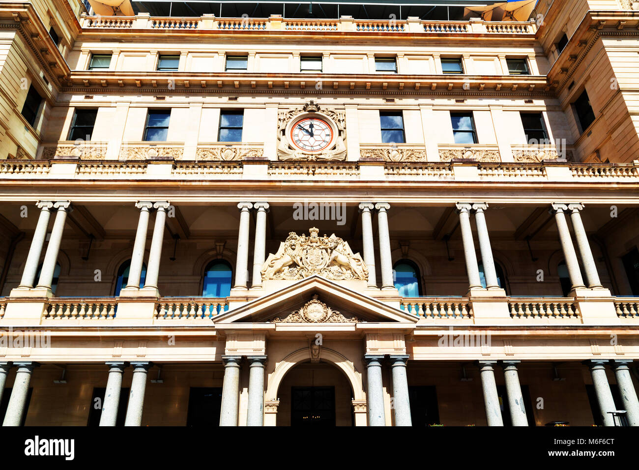 in australia sydney the antique clock tower Stock Photo - Alamy