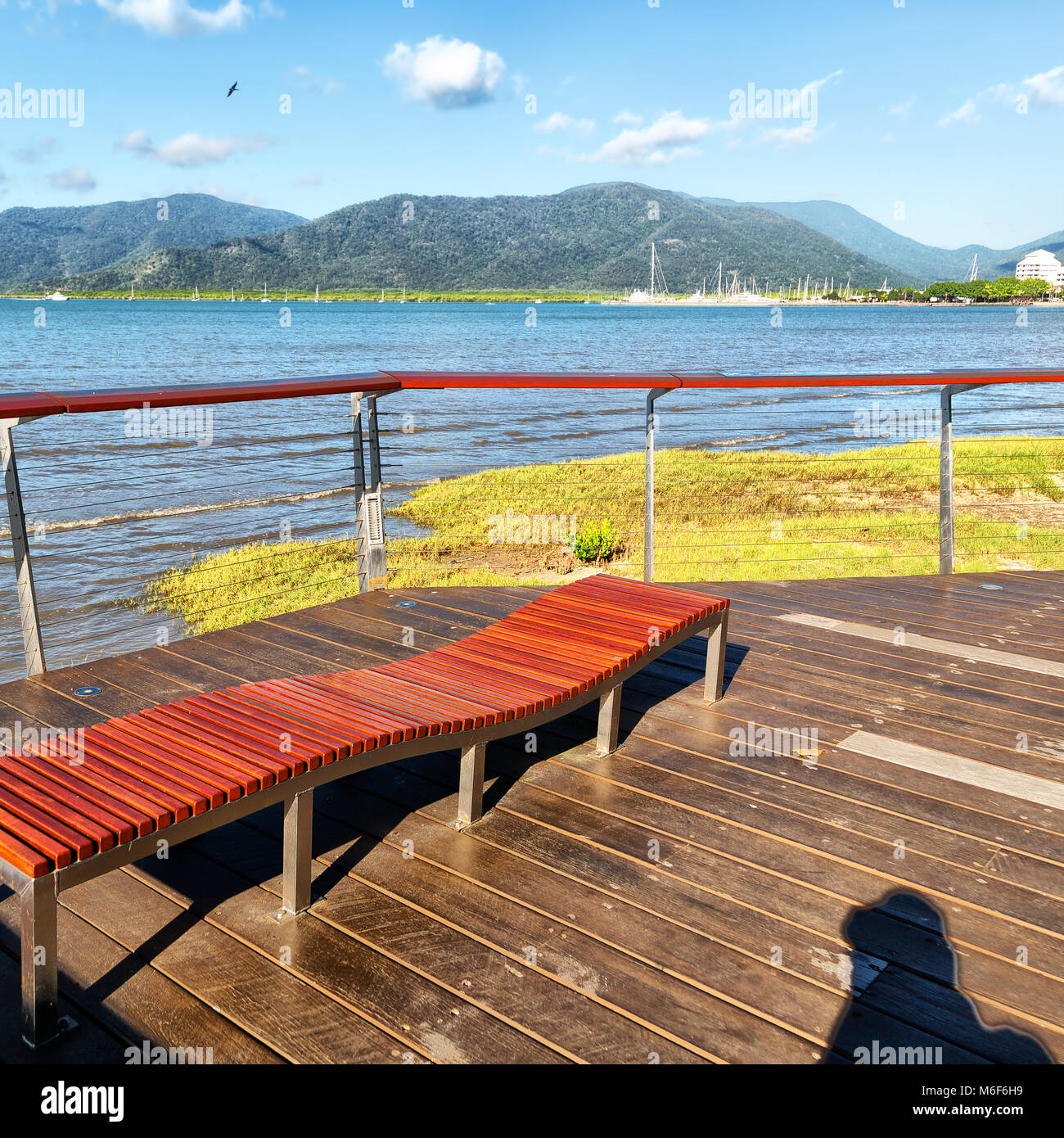 in australia pier for the boat and tourist in the ocean Stock Photo - Alamy