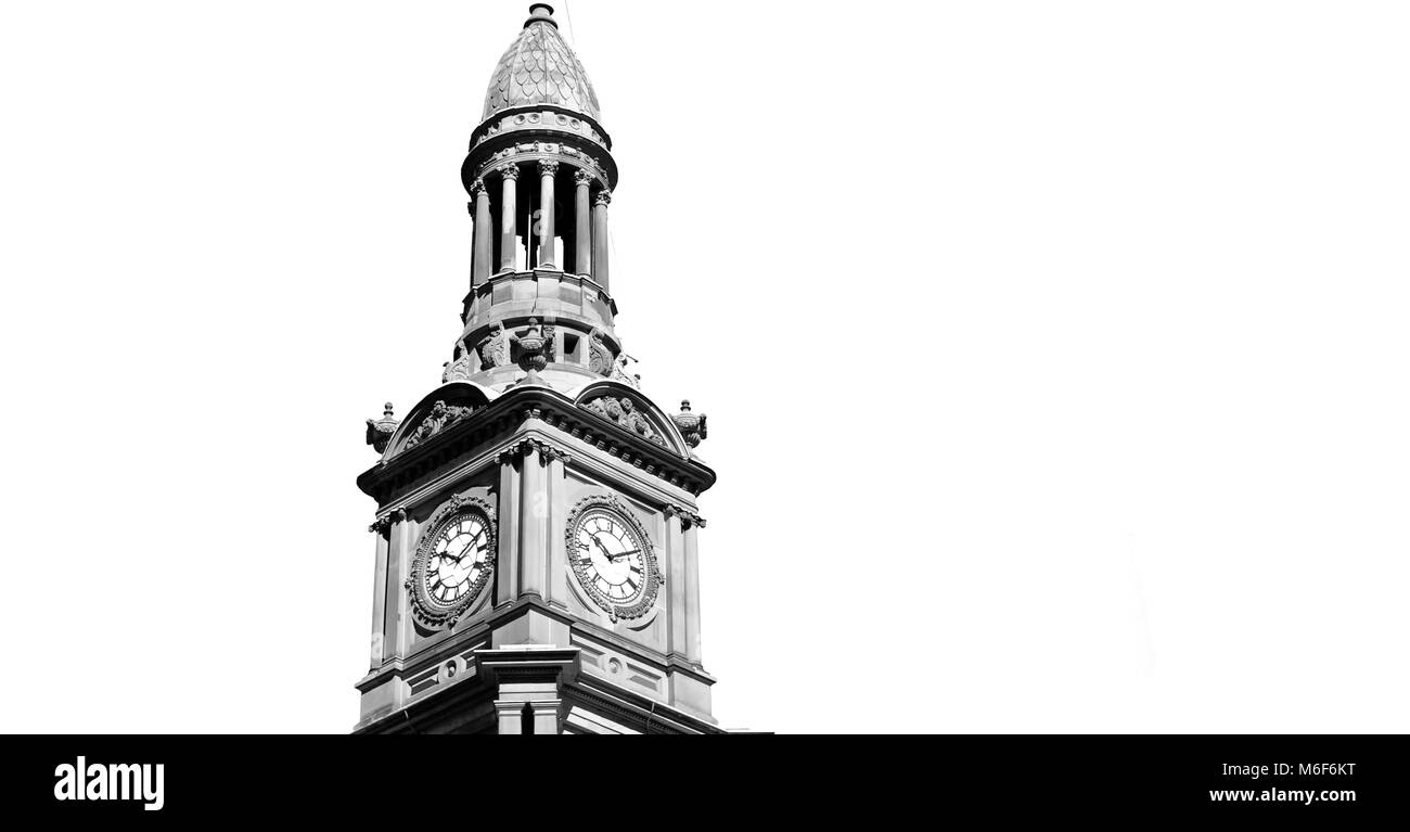 in australia sydney the antique clock tower Stock Photo - Alamy