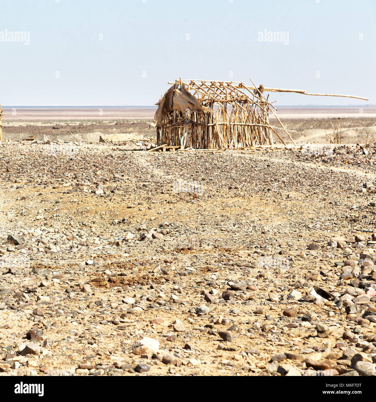 in ethiopia africa the poor house of people in the desert of stone ...