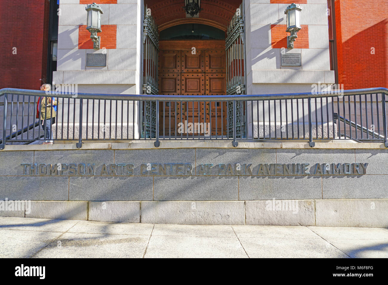 Exterior view of the Seventh Regiment Armory (Park Avenue Armory), a ...