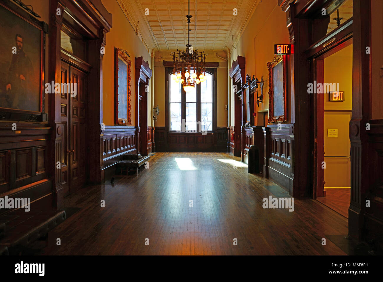 Exterior view of the Seventh Regiment Armory (Park Avenue Armory), a ...