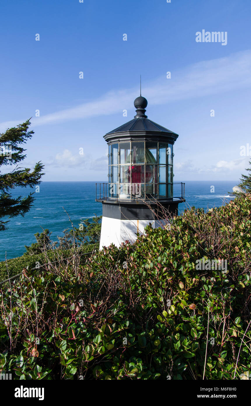 The Cape Meares Lighthouse was built in 1890 and operated until 1963 ...