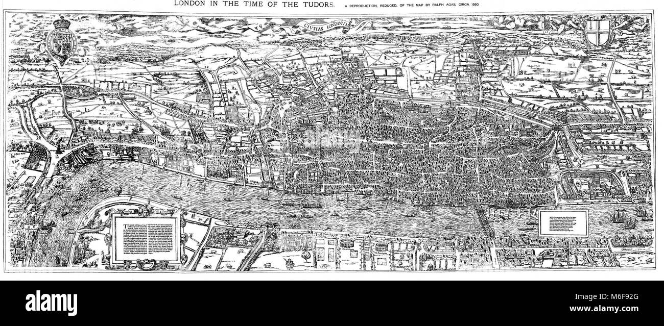 Historic Historical Map London High Resolution Stock Photography and ...