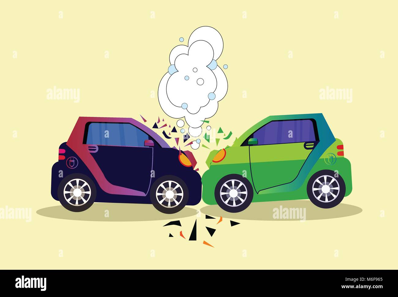 Crashed Cars Scene Isolated Accident On Road Concept Stock Vector Image ... Crashed Cars Scene Isolated Accident On Road Concept Stock Vector Image ...