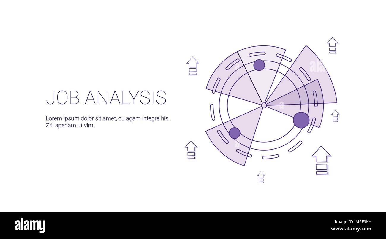 Job Analysis Business Template Web Banner With Copy Space Stock Vector ...