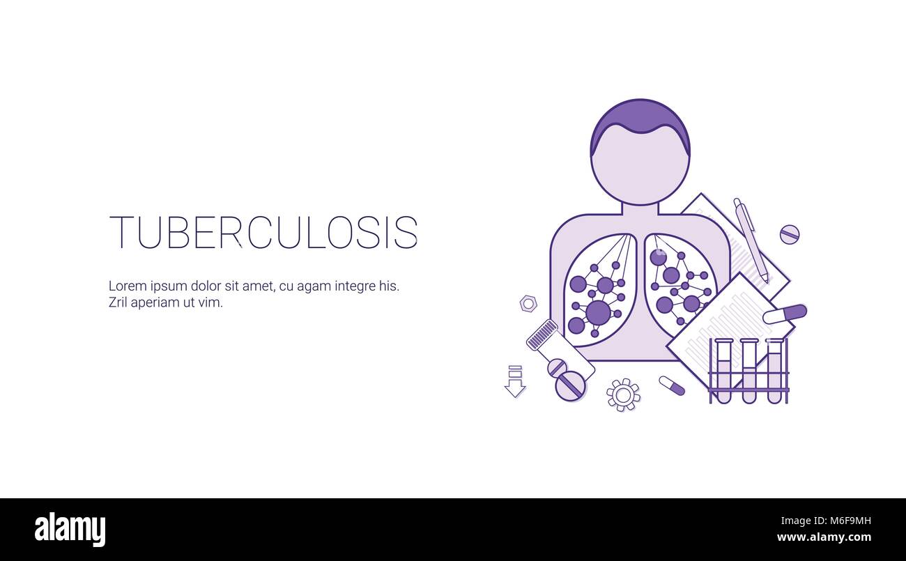 Active pulmonary tuberculosis Stock Vector Images - Alamy