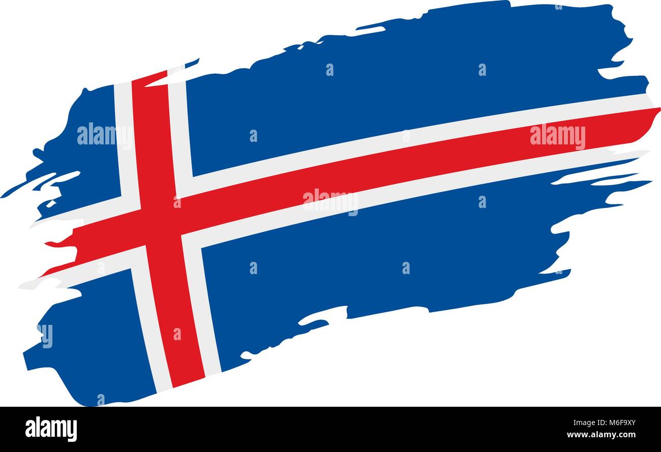 Iceland flag, vector illustration Stock Vector Image & Art - Alamy