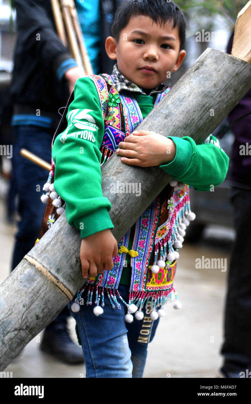 Rongshui, China's Guangxi Zhuang Autonomous Region. 3rd Mar, 2018. A ...