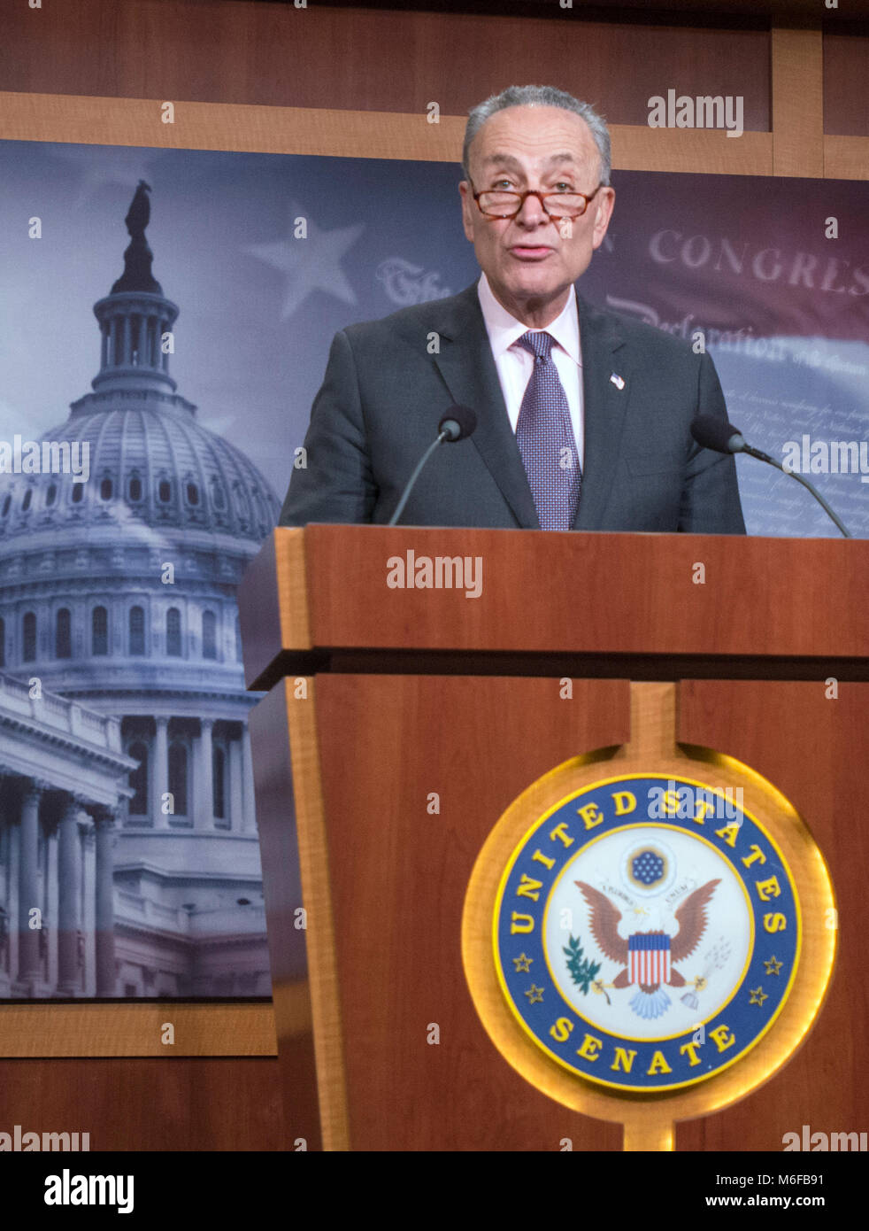 Washington, USA. 01st Mar, 2018. United States Senate Minority Leader ...