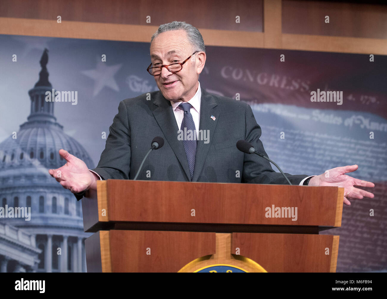 Washington, USA. 01st Mar, 2018. United States Senate Minority Leader ...
