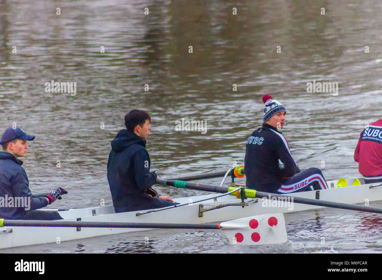 Female cox in bow hi-res stock photography and images - Alamy