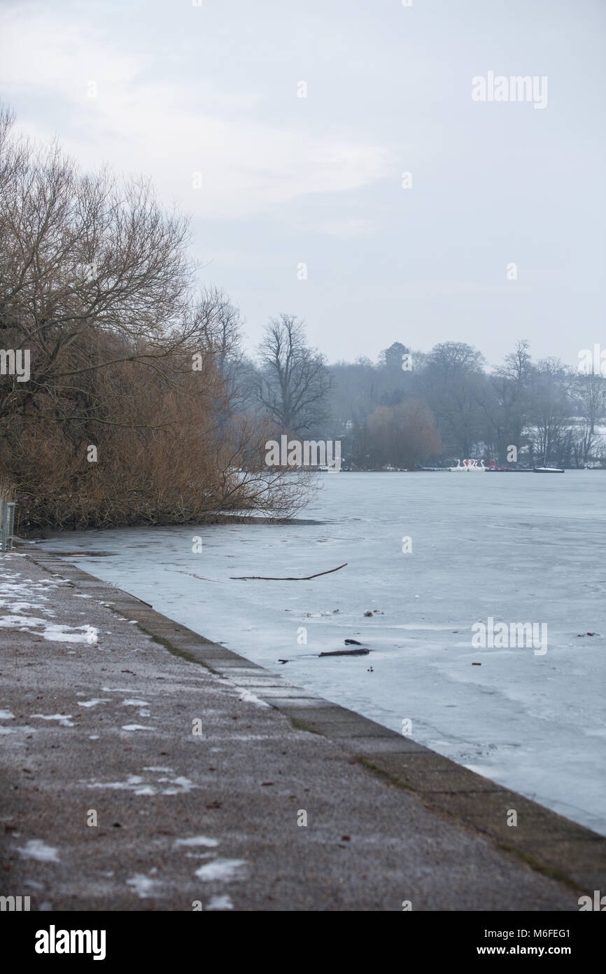 Mote Park, Maidstone, Kent. 3rd March 2018. - Credit Glamourstock ...