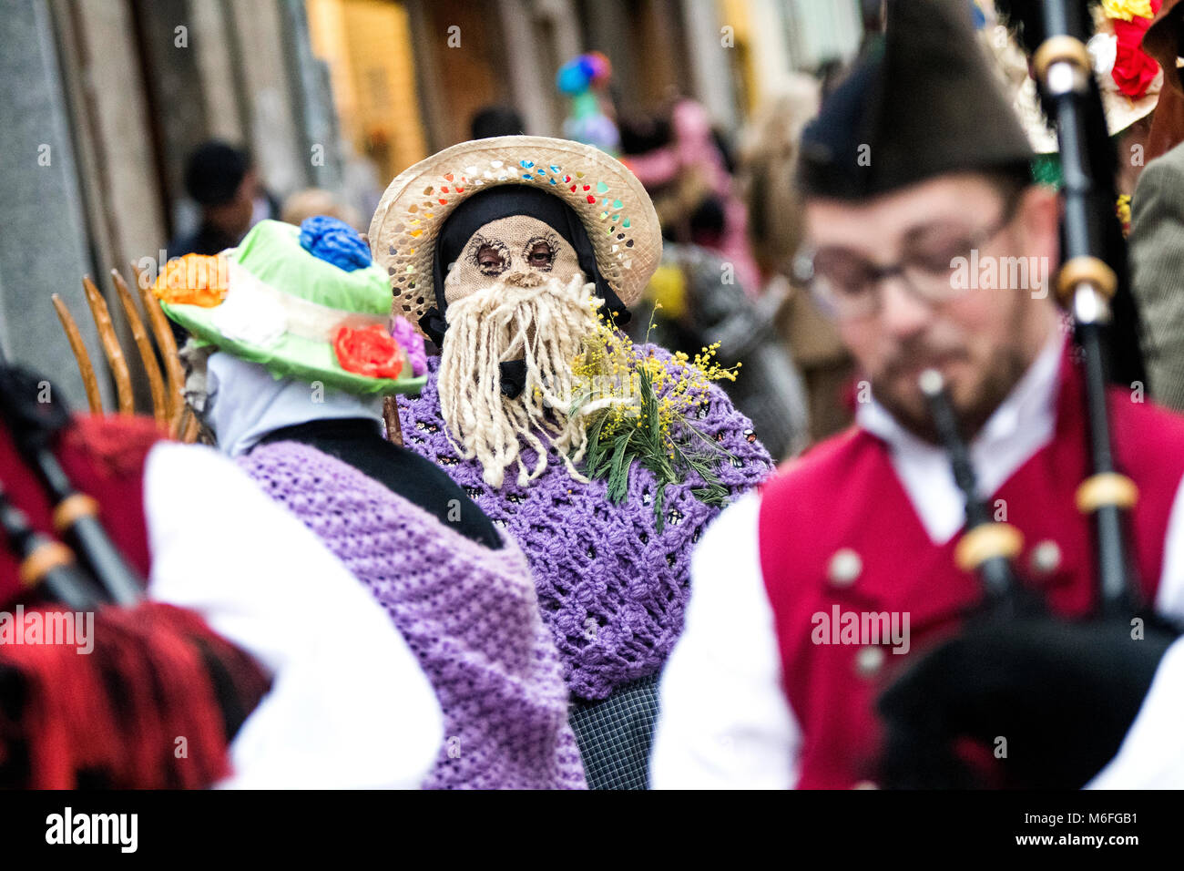 Siero, Spain. 3rd March, 2018. Mazcaritos de Rozaes, a Spanish ...