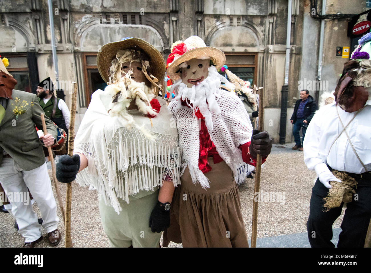 Siero, Spain. 3rd March, 2018. Mazcaritos de Rozaes, a Spanish ...