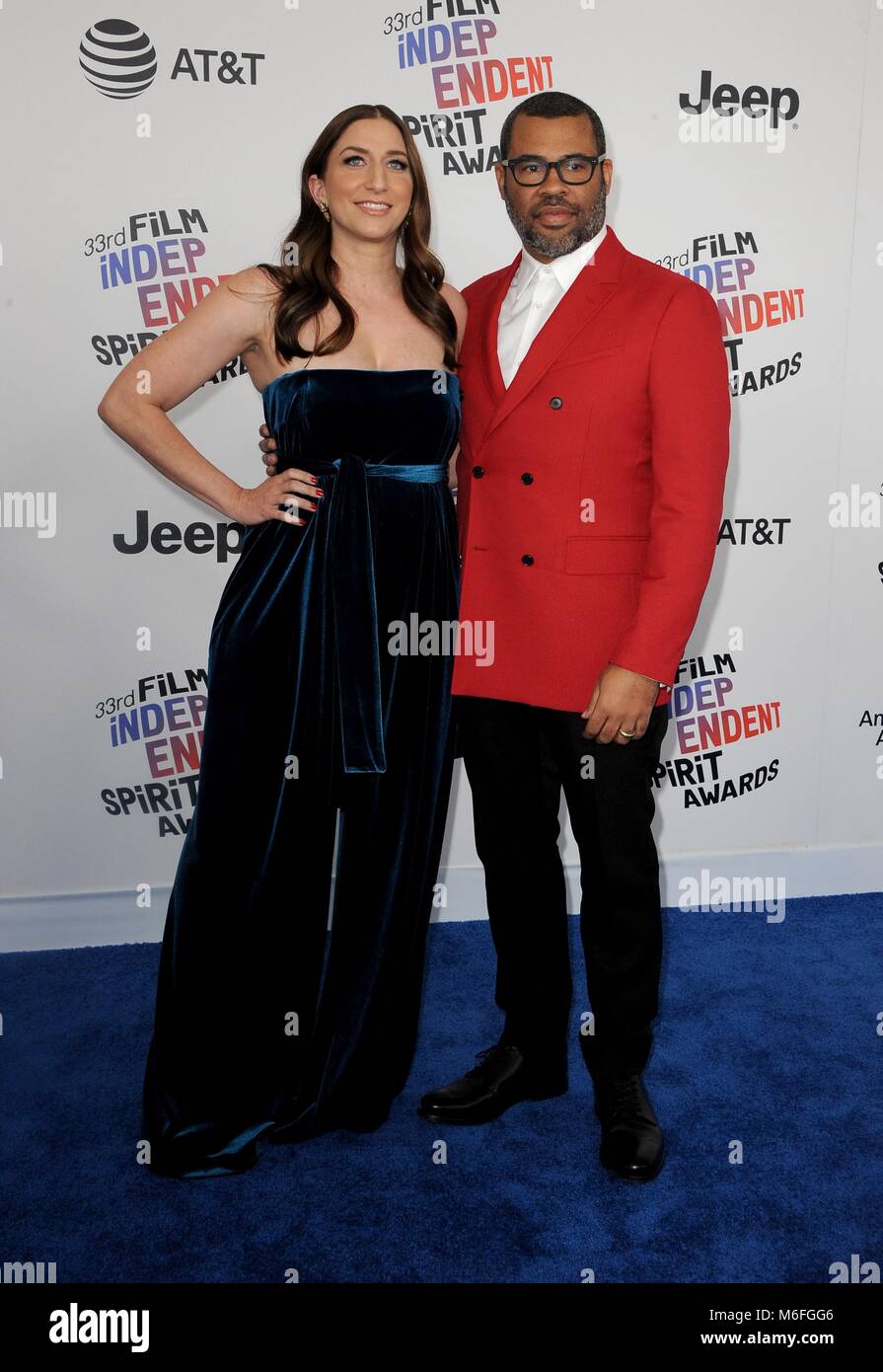 Chelsea peretti jordan peele hi-res stock photography and images - Alamy