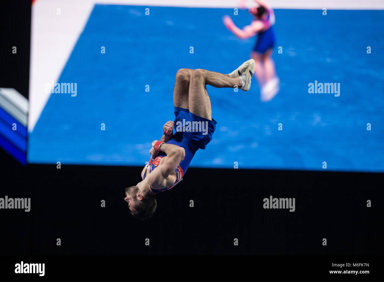 Hoffman Estates, Illinois, USA. 3rd Mar, 2018. JAMES HALL competes on ...