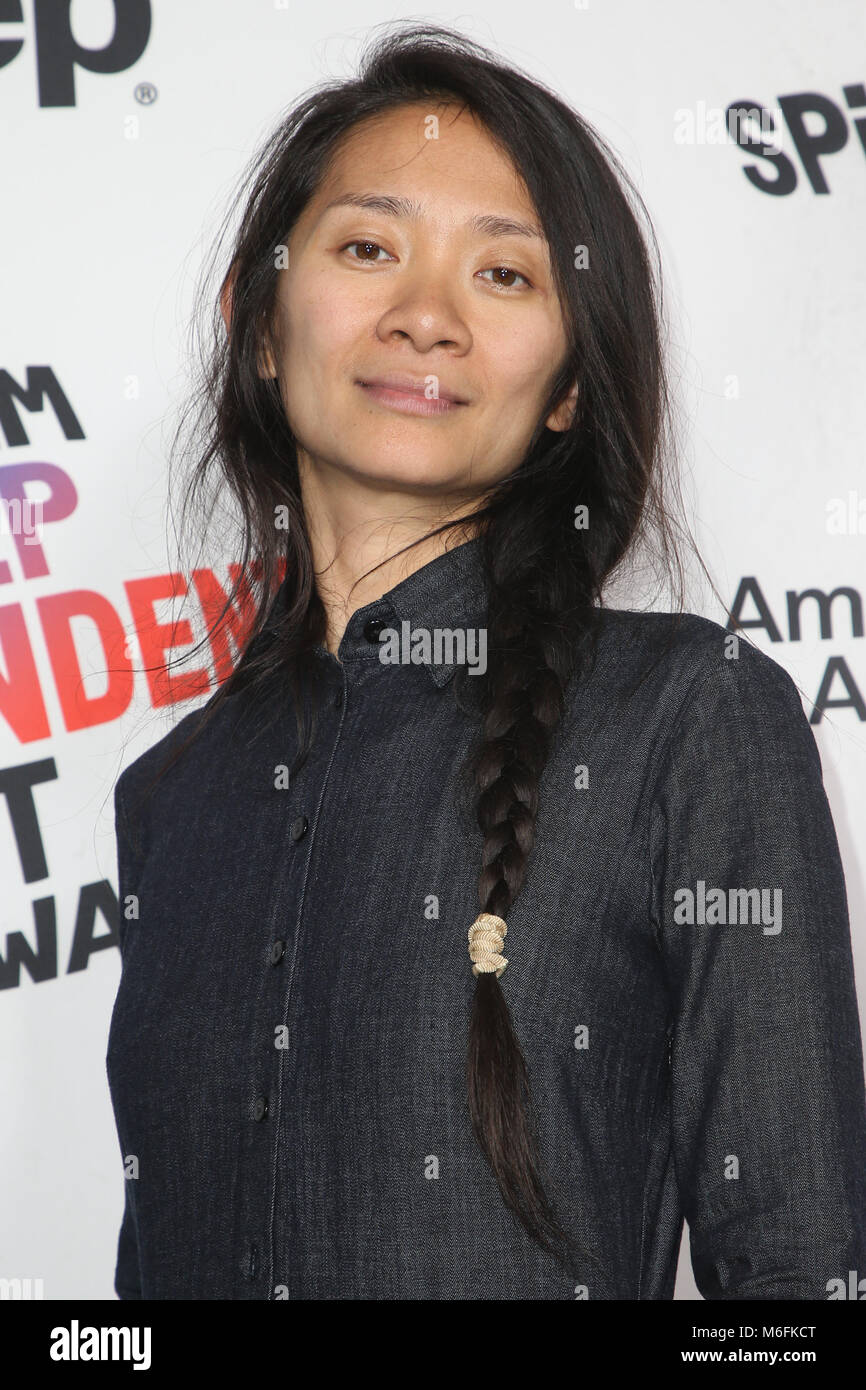 Santa Monica, Ca. 3rd Mar, 2018. Chloe Zhao at The 33rd Annual Film ...