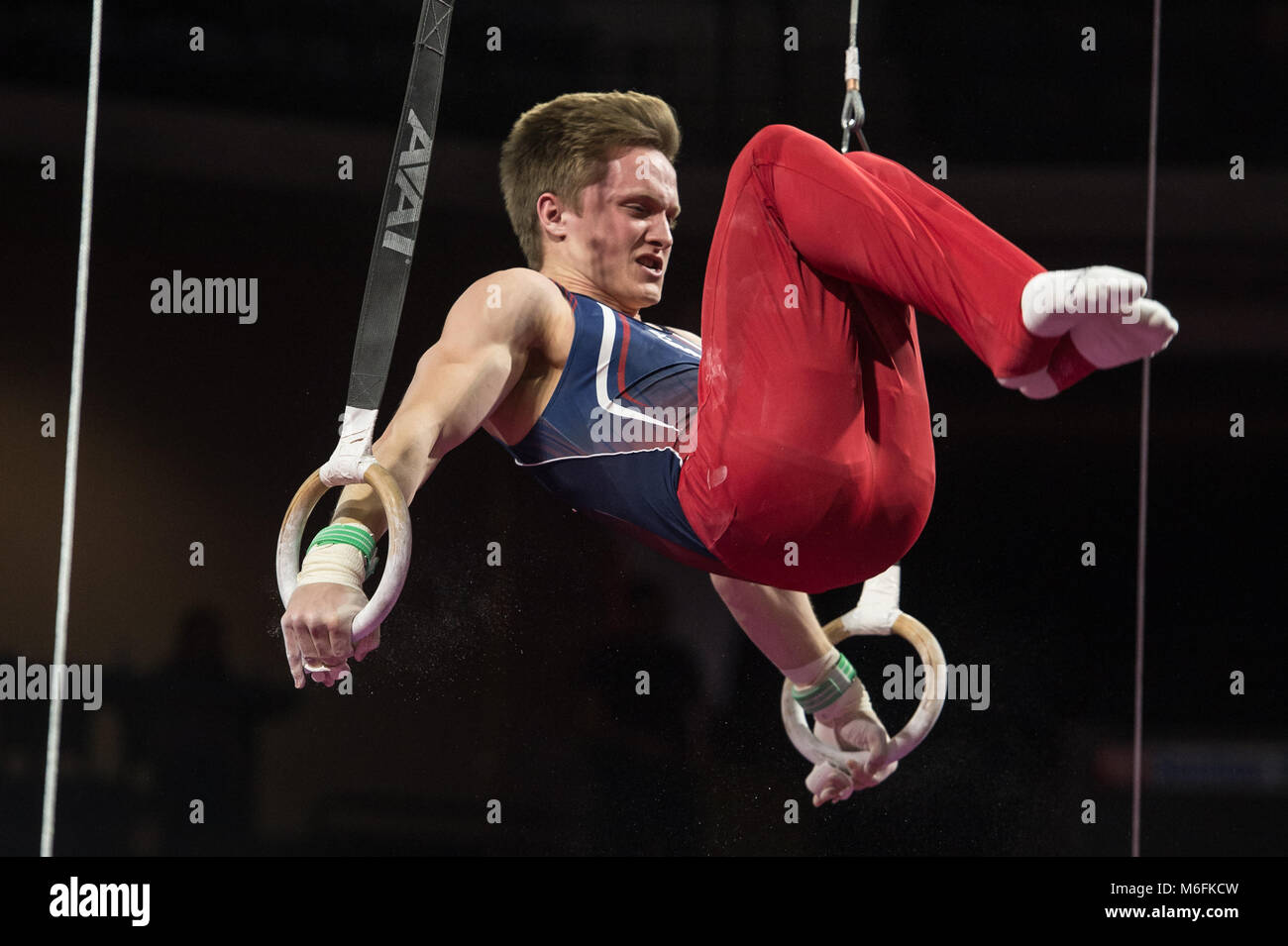 Hoffman Estates, Illinois, USA. 3rd Mar, 2018. ALLAN BOWERS competes on ...