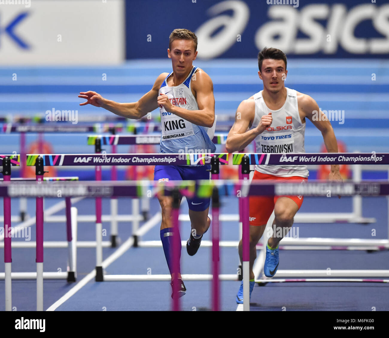 David King (4, GBR) and Dawid Zebrowski (3, POL) are in Men's 60m ...