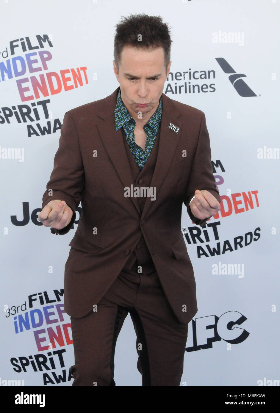 SANTA MONICA, CA - MARCH 03: Actor Sam Rockwell attends the 2018 Film ...