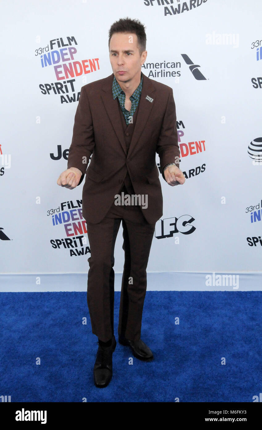 SANTA MONICA, CA - MARCH 03: Actor Sam Rockwell attends the 2018 Film ...