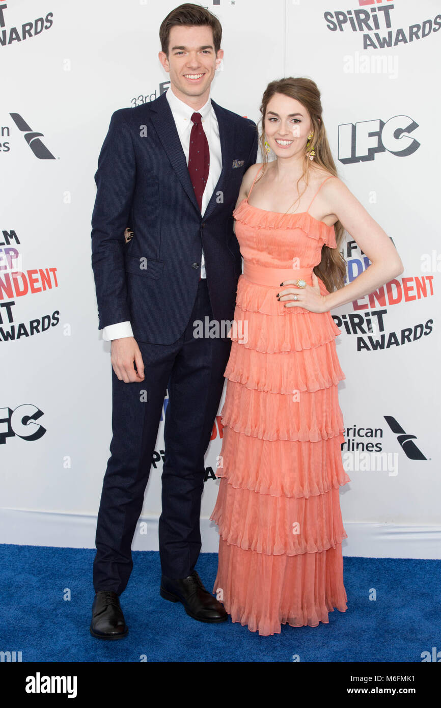 Santa Monica Usa 03rd Mar 2018 John Mulaney And Wife Annamarie Tendler Attend The
