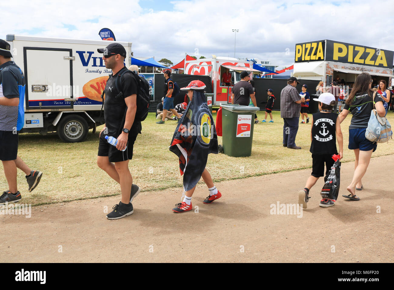 Adelaide Australia 4th March 2018.Spectators enjoying the atmosphere ...