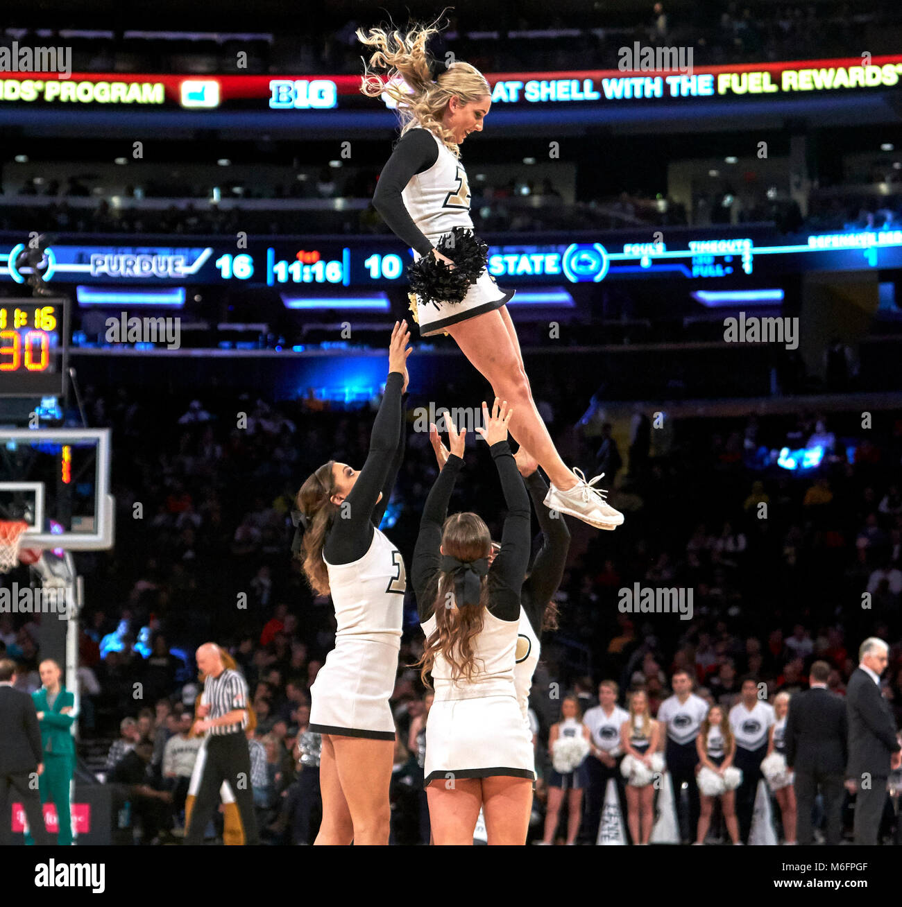 New York, New York, USA. 3rd Mar, 2018. Purdue Boilermakers ...