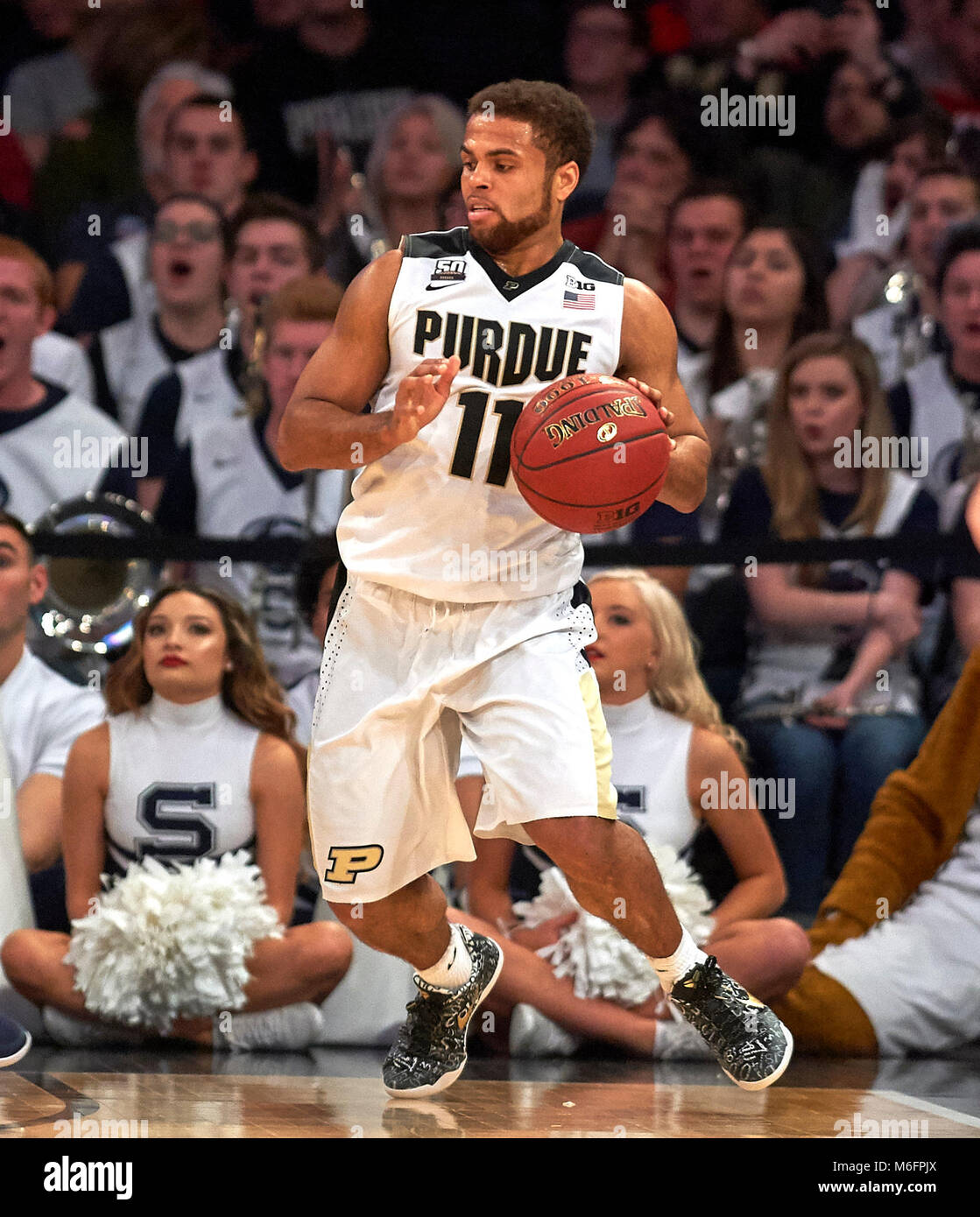New York, New York, USA. 3rd Mar, 2018. Purdue Boilermakers guard P.J ...