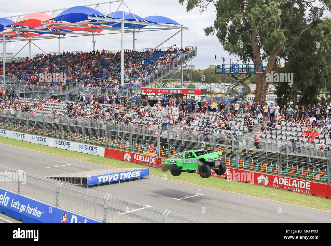 Adelaide Australia. 4th March 2018. 650 Horsepower Stadium Super tracks ...