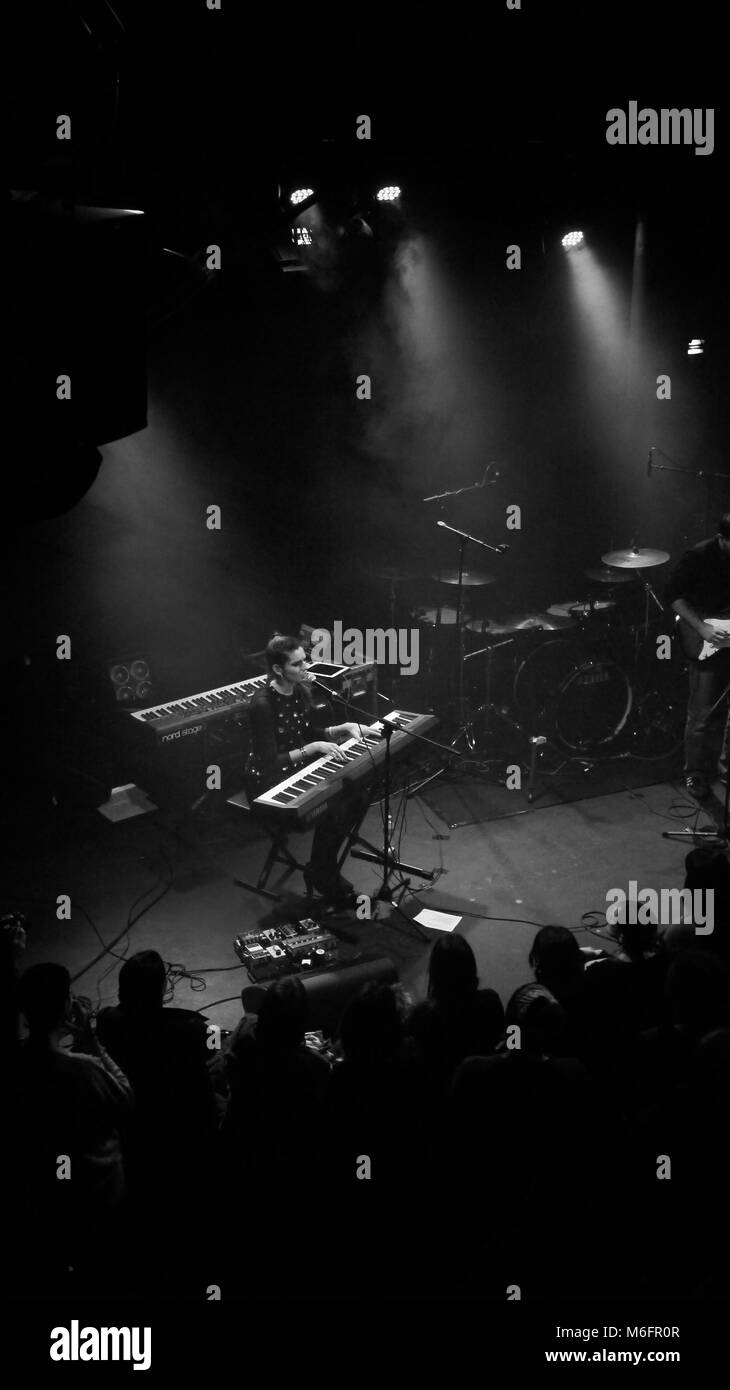 French singer Roxanne Performs on Stage, Villeurbanne, France Stock ...